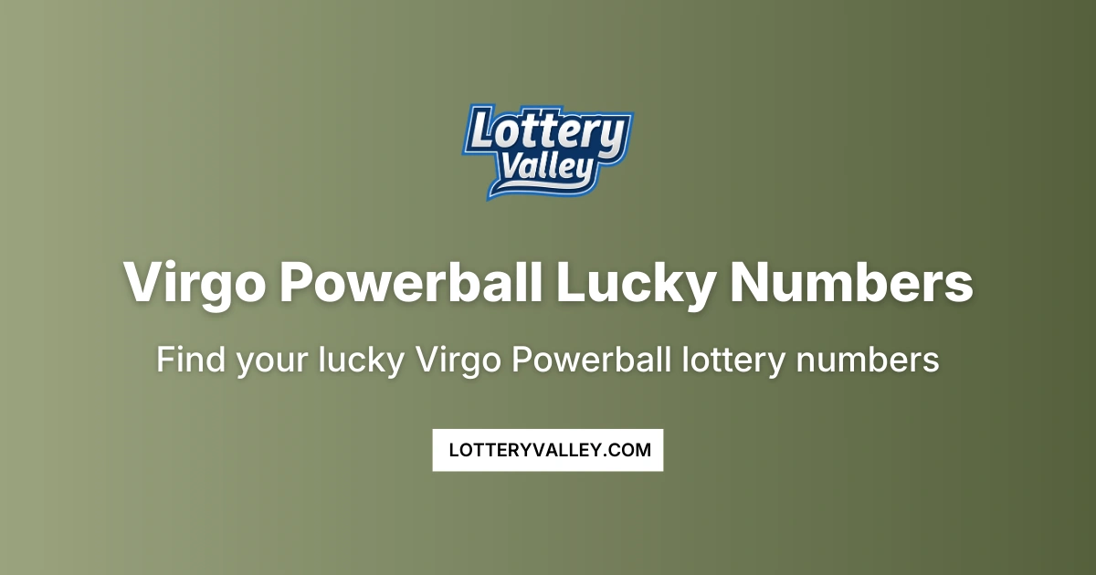 Virgo Lucky Powerball Numbers for Today | Lottery Valley